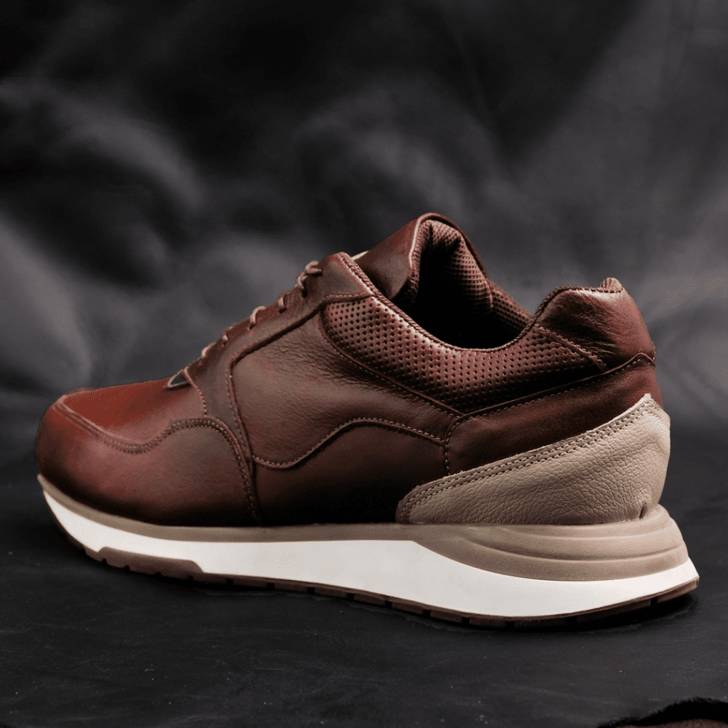 TENIS CUERO LISO ATLANTA CAFÉ - Otelo Shoes